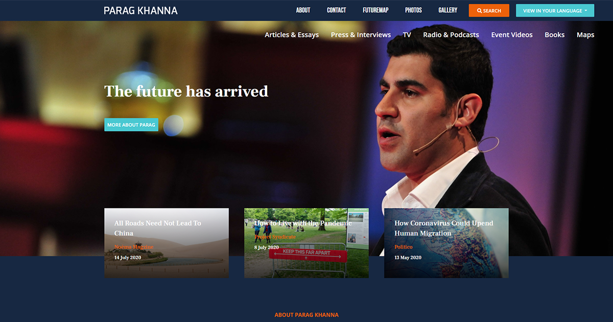 Short Bio - Parag Khanna